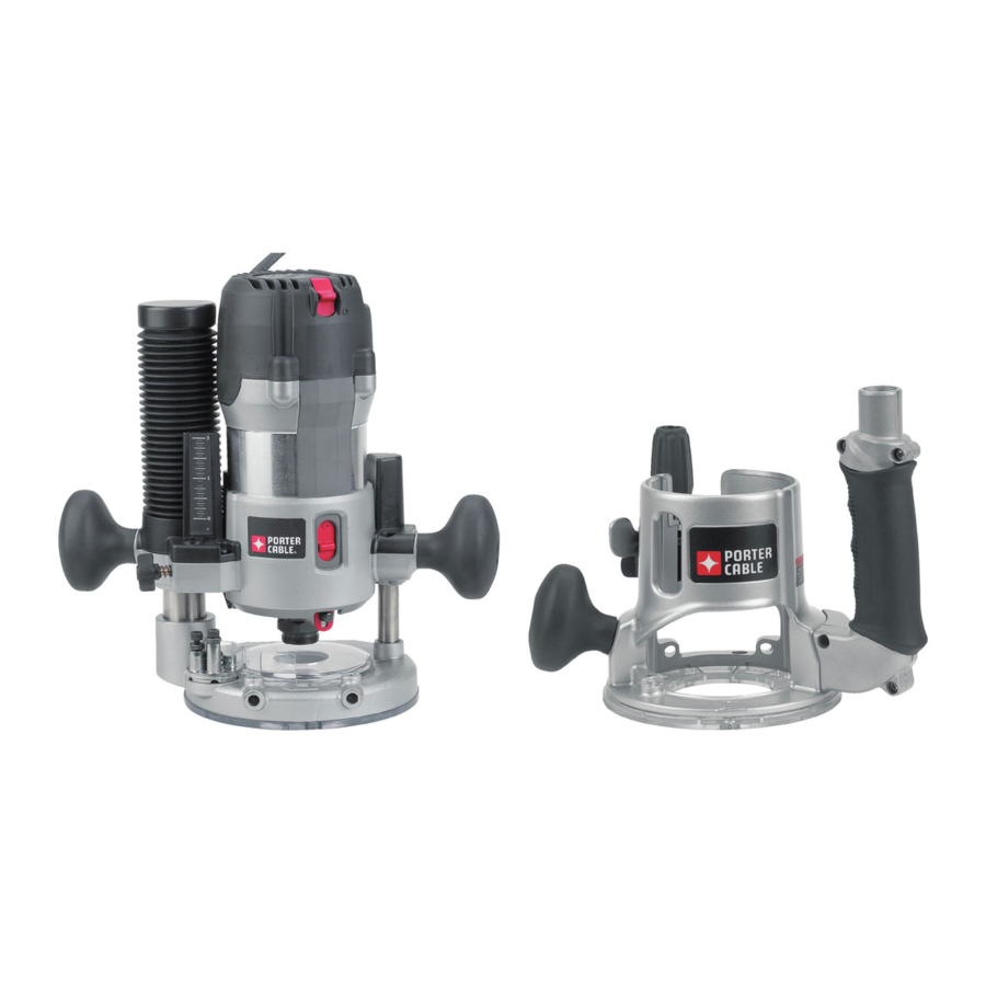 PORTER-CABLE 890 SERIES NETWORK ROUTER INSTRUCTION MANUAL | ManualsLib