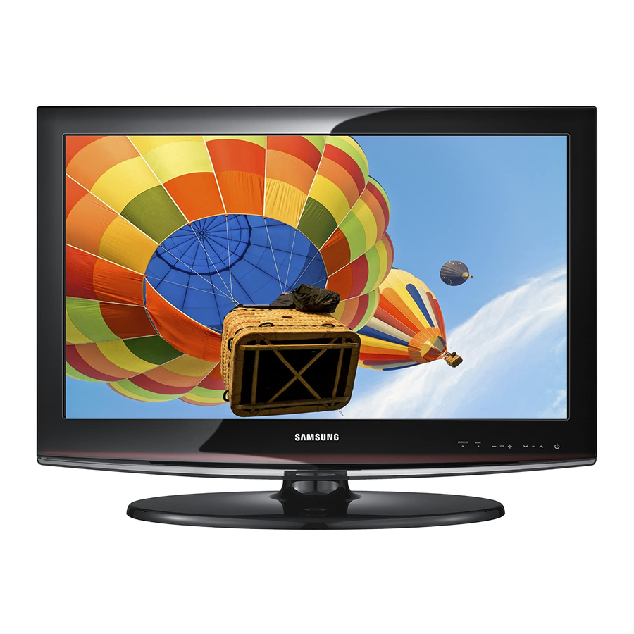 SAMSUNG LN26C450 LCD TV USER MANUAL | ManualsLib