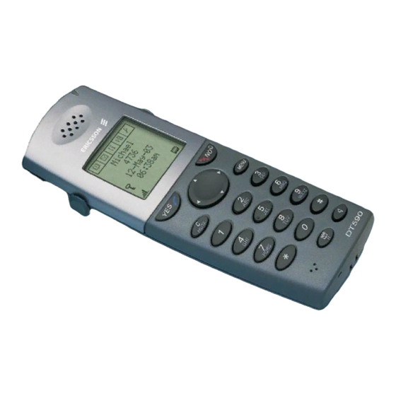 ERICSSON CORDLESS DT590 CORDLESS TELEPHONE USER MANUAL | ManualsLib