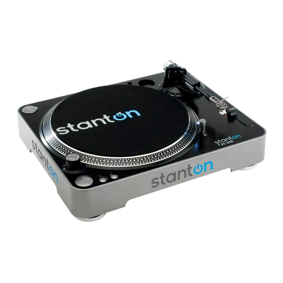 STANTON T.55 USB TURNTABLE USER MANUAL | ManualsLib
