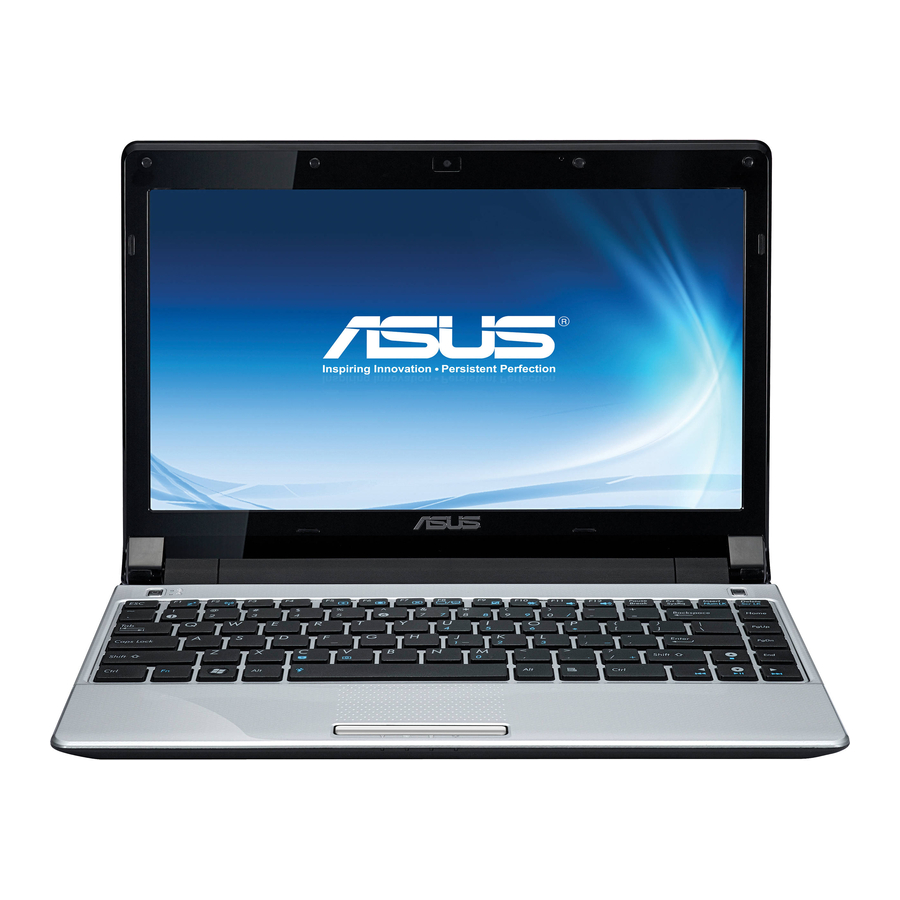 ASUS U20A LAPTOP USER MANUAL | ManualsLib