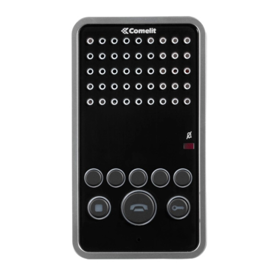 COMELIT EASYCOM VIP INTERNAL UNIT OPERATING MANUAL Pdf Download ...