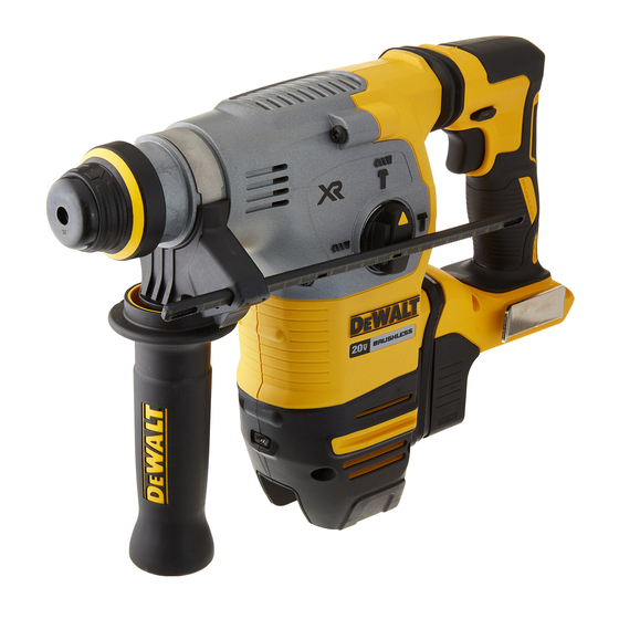 DEWALT DCH293B INSTRUCTION MANUAL Pdf Download | ManualsLib