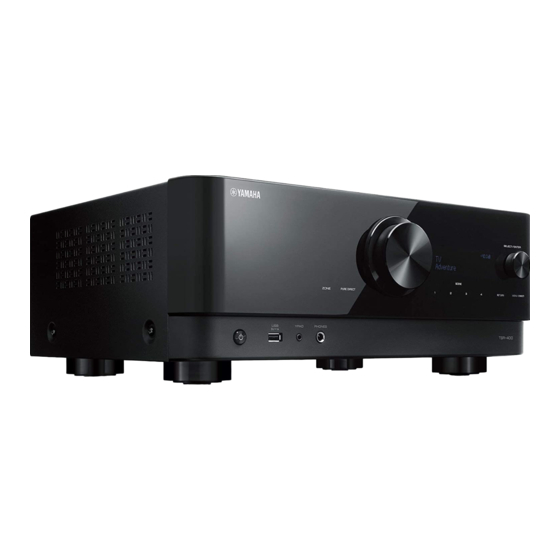 YAMAHA MUSICCAST TSR-400 USER MANUAL Pdf Download | ManualsLib