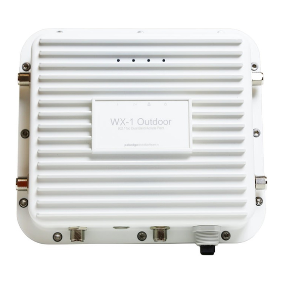 PAKEDGE WX-1-O QUICK START MANUAL Pdf Download | ManualsLib