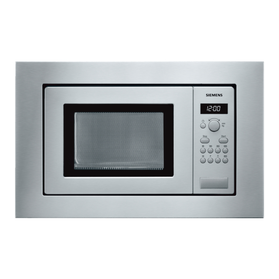 SIEMENS HF15M562HK INSTRUCTION MANUAL Pdf Download | ManualsLib