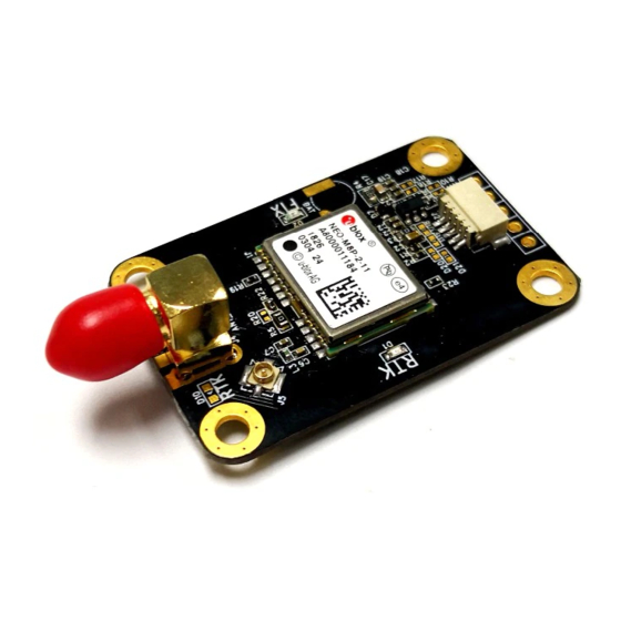 U-BLOX NEO-M8P-2 HARDWARE INTEGRATION MANUAL Pdf Download | ManualsLib