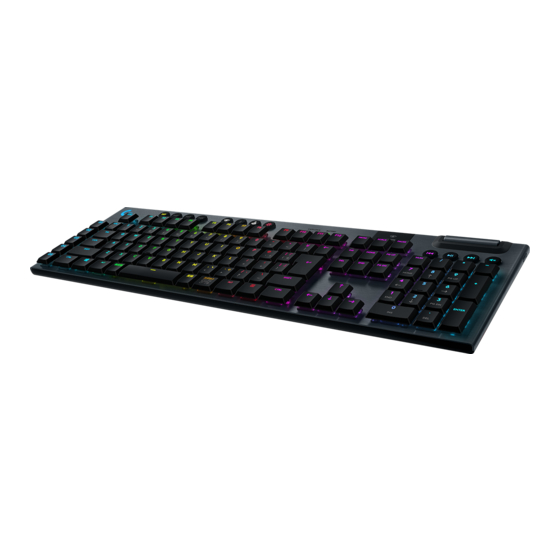 LOGITECH G913 MANUAL Pdf Download | ManualsLib