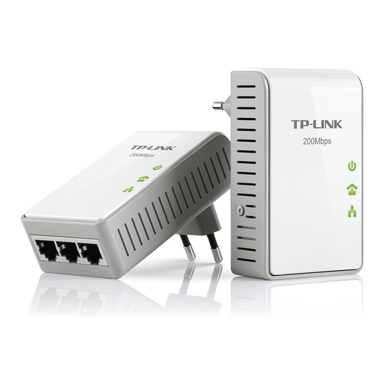 TP-LINK TL-PA2030KIT QUICK INSTALLATION MANUAL Pdf Download | ManualsLib