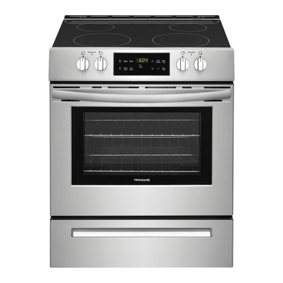 FRIGIDAIRE FFEH3051VS USE & CARE MANUAL Pdf Download | ManualsLib