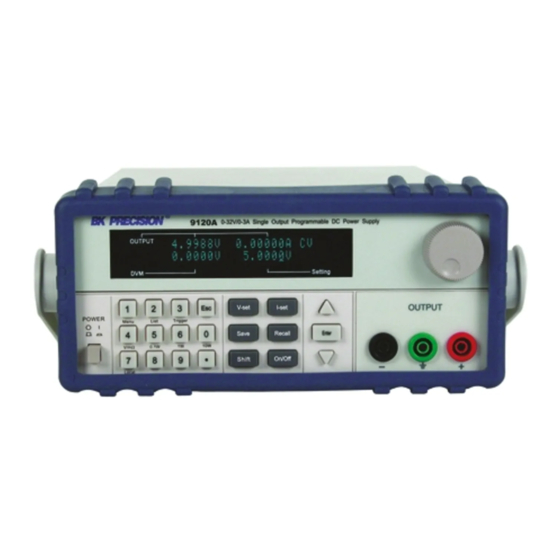 BK PRECISION 9100 SERIES USER MANUAL Pdf Download | ManualsLib