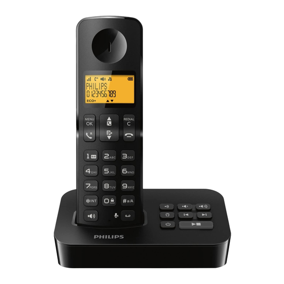 PHILIPS D215 SHORT USER MANUAL Pdf Download | ManualsLib