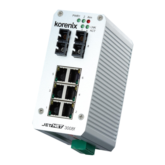 KORENIX JETNET 3008F V3 USER MANUAL Pdf Download | ManualsLib