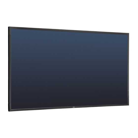 NEC MULTISYNC V552-DRD USER MANUAL Pdf Download | ManualsLib