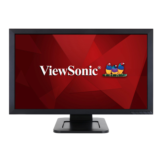 VIEWSONIC TD2421 USER MANUAL Pdf Download | ManualsLib