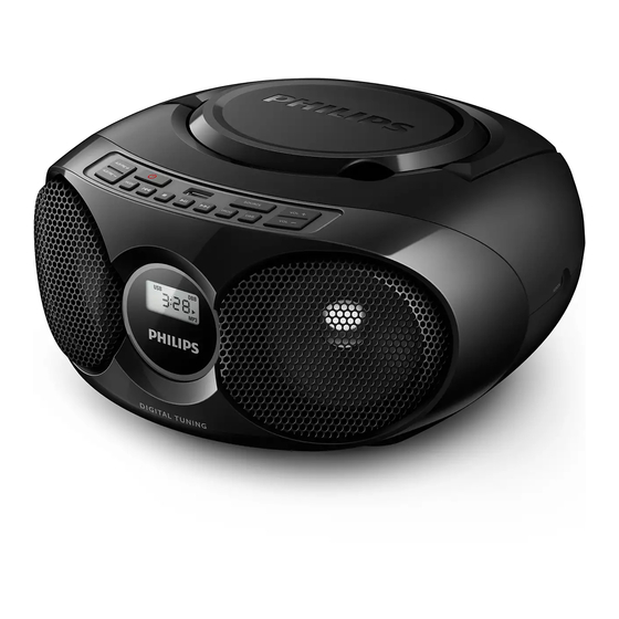 PHILIPS AZ318B/98 USER MANUAL Pdf Download | ManualsLib