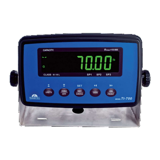 TRANSCELL TECHNOLOGY TI-700 USER MANUAL Pdf Download | ManualsLib