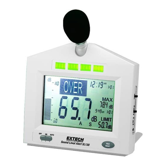 EXTECH INSTRUMENTS SL130W USER MANUAL Pdf Download | ManualsLib