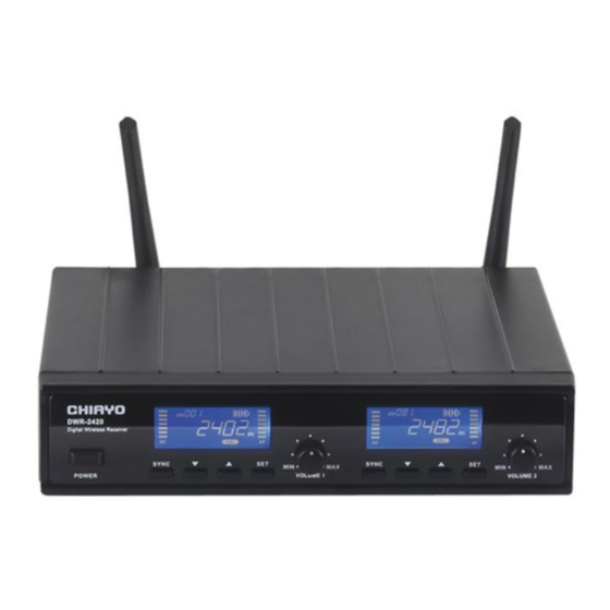 CHIAYO DWR-2420 OPERATION MANUAL Pdf Download | ManualsLib