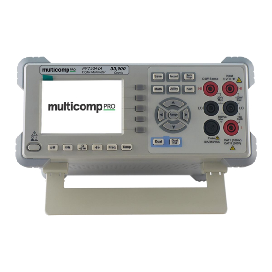 MULTICOMP PRO MP730424 USER MANUAL Pdf Download | ManualsLib