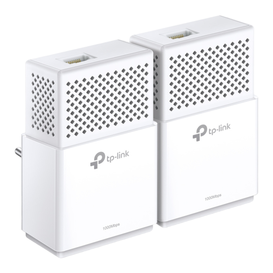 TP-LINK POWERLINE TL-PA7010 USER MANUAL Pdf Download | ManualsLib