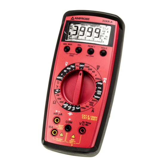 METERMAN AM-33XRA USER MANUAL Pdf Download | ManualsLib