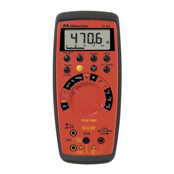 METERMAN AM-37XRA USER MANUAL Pdf Download | ManualsLib