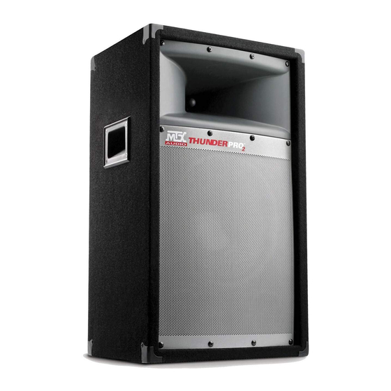 MTX THUNDER PRO TP1100 OWNER'S MANUAL Pdf Download | ManualsLib