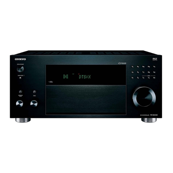 ONKYO PR-RZ5100 BASIC MANUAL Pdf Download | ManualsLib
