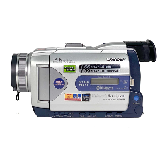 SONY DVR-TRV50 OPERATING INSTRUCTIONS MANUAL Pdf Download | ManualsLib