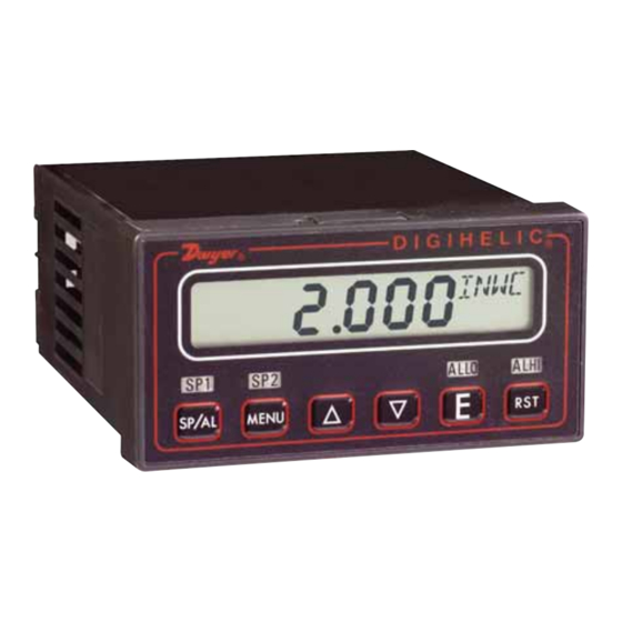DWYER INSTRUMENTS DIGIHELIC DH-010 INSTALLATION AND OPERATING INSTRUCTIONS MANUAL Pdf Download ...
