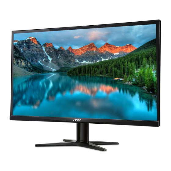 ACER G277HLBID USER MANUAL Pdf Download | ManualsLib