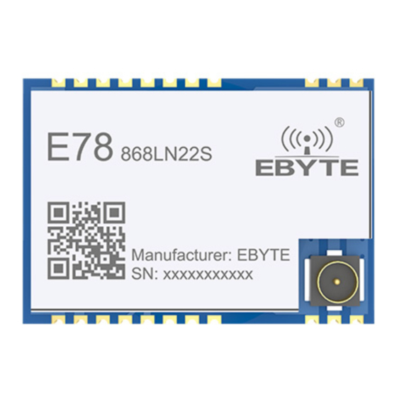 EBYTE ASR6601 USER MANUAL Pdf Download | ManualsLib