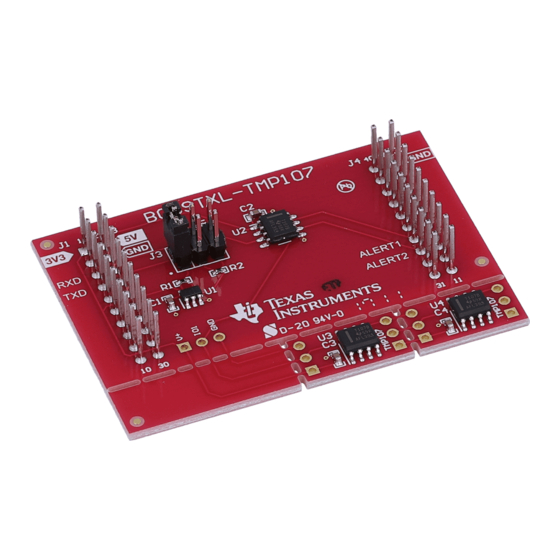 TEXAS INSTRUMENTS BOOSTXL-TMP107 USER MANUAL Pdf Download | ManualsLib