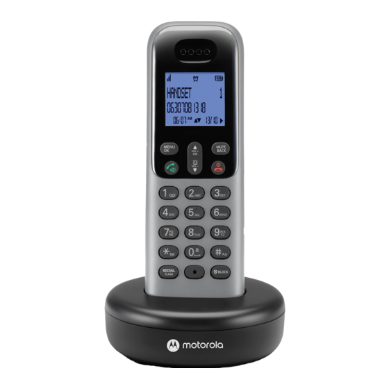 MOTOROLA T602 MANUAL Pdf Download | ManualsLib