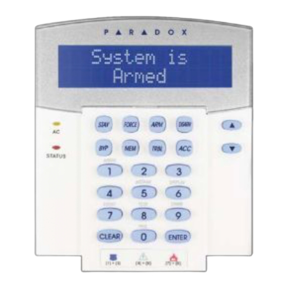 PARADOX DIGIPLEX EVO USER QUICK REFERENCE MANUAL Pdf Download | ManualsLib