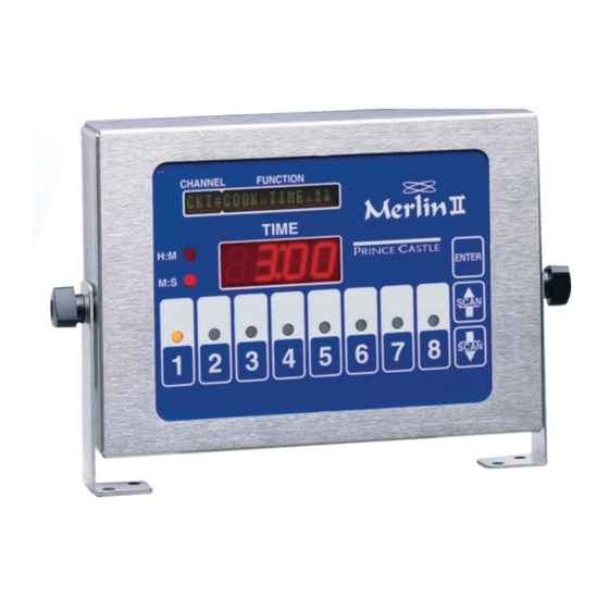 PRINCE CASTLE MERLIN II 840-TCE SERIES OPERATING INSTRUCTIONS MANUAL ...