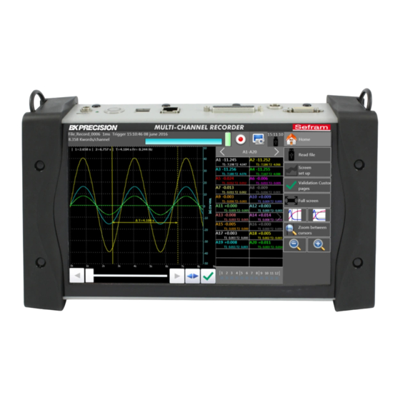 SEFRAM DAS240 USER MANUAL Pdf Download | ManualsLib