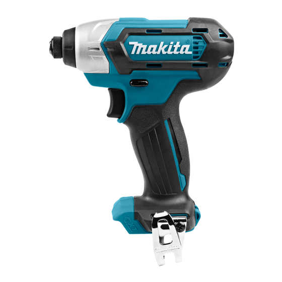 MAKITA TD110D INSTRUCTION MANUAL Pdf Download | ManualsLib