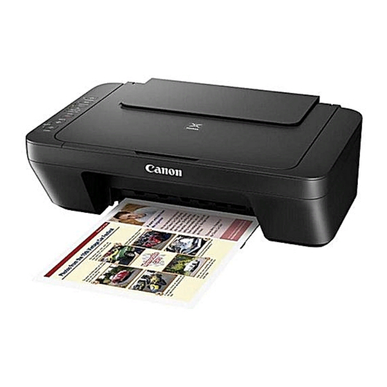 CANON PIXMA E474 ONLINE MANUAL Pdf Download | ManualsLib