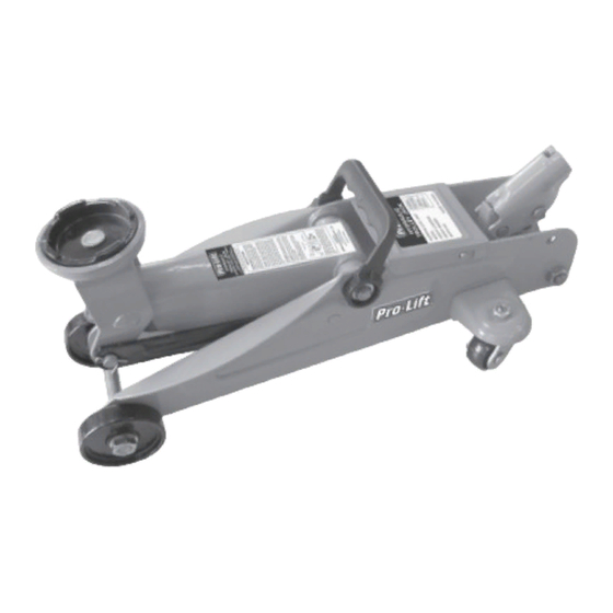 PRO-LIFT F1350 OWNER'S MANUAL Pdf Download | ManualsLib