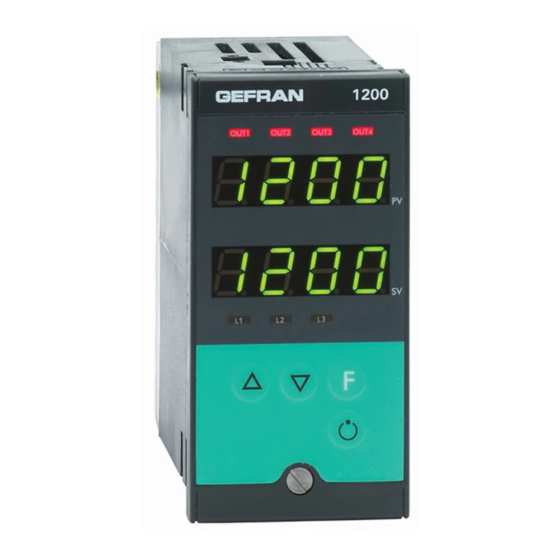 GEFRAN 1200-RD00-00-0 SERIES QUICK START MANUAL Pdf Download | ManualsLib