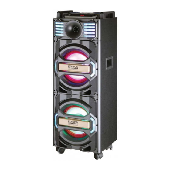 EDISON PROFESSIONAL PARTY SYSTEM 2000 QUICK START MANUAL Pdf Download ...