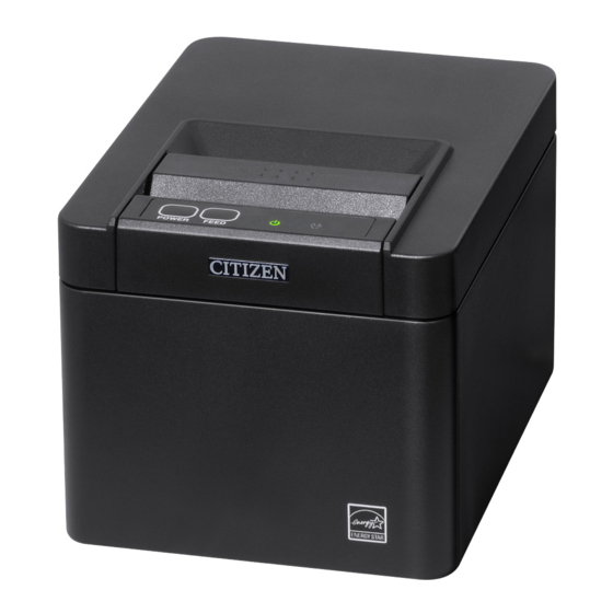 CITIZEN CT-D101 SERIES PROGRAMMING MANUAL Pdf Download | ManualsLib