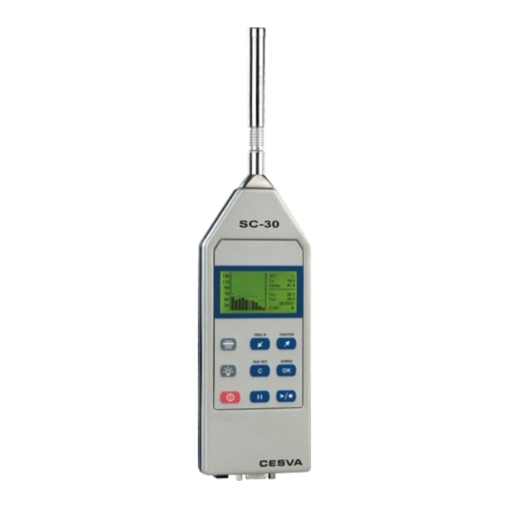 CESVA SC-30 USER MANUAL Pdf Download | ManualsLib