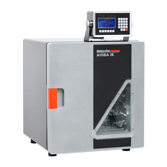 DATACOLOR AHIBA IR USER MANUAL Pdf Download | ManualsLib
