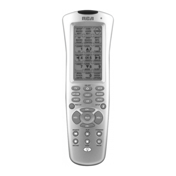 RCA RCU900RF USER MANUAL Pdf Download | ManualsLib