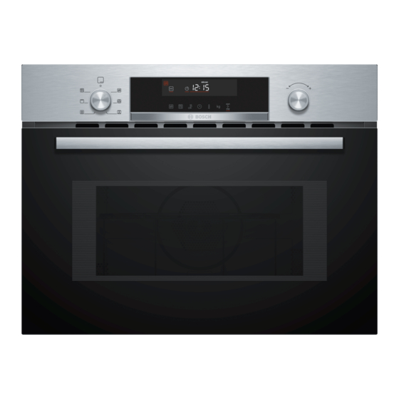 BOSCH CMA585M 0 SERIES USER MANUAL AND INSTALLATION INSTRUCTIIONS Pdf ...