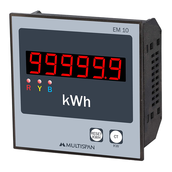 MULTISPAN EM-10 OPERATING MANUAL Pdf Download | ManualsLib