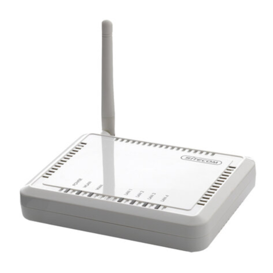 SITECOM WL-607 MANUAL Pdf Download | ManualsLib